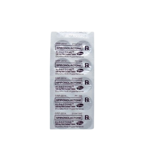 ALDACTONE Spironolactone 100mg Film-Coated Tablet 1's price in the ...